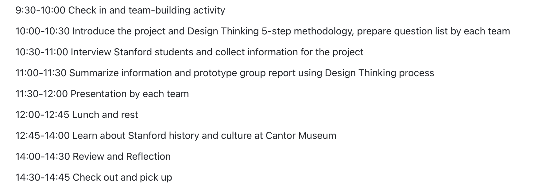 2024 Stanford Design Thinking One Day Camp - Bigbang Artwork